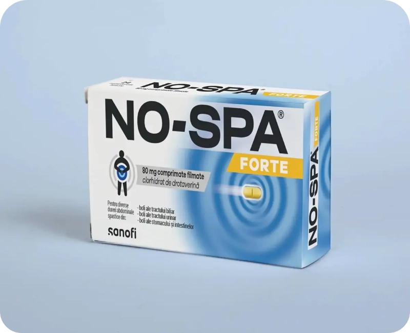 NO-SPA® Forte ameliorează durerea provocată de sindromul de colon iritabil