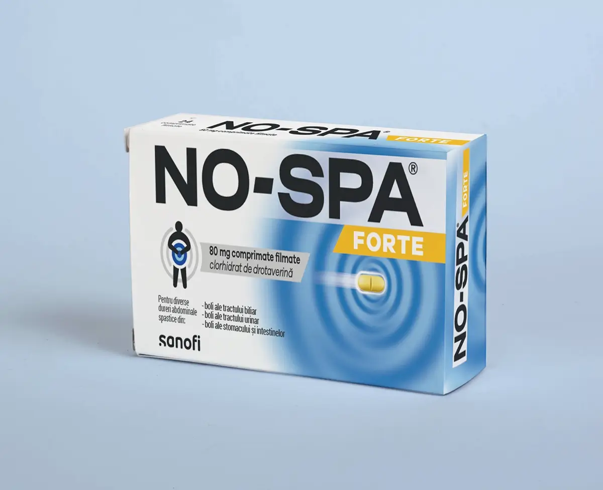 NO-SPA® Forte ameliorează durerea provocată de sindromul de colon iritabil
